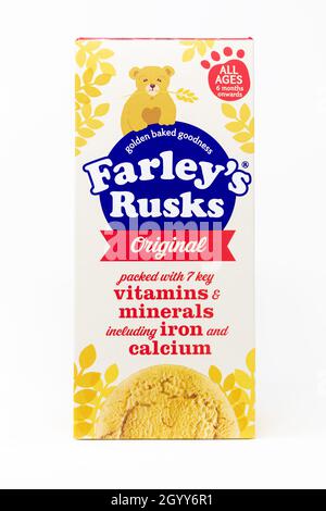 Box of Heinz Farleys Rusks Stock Photo - Alamy