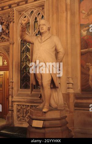 Charles James Fox Statue in Bloomsbury Square Gardens London UK Stock ...