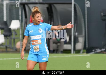 Sara Gonzalez of SSD Napoli women in action during the 2021/2022 Women ...
