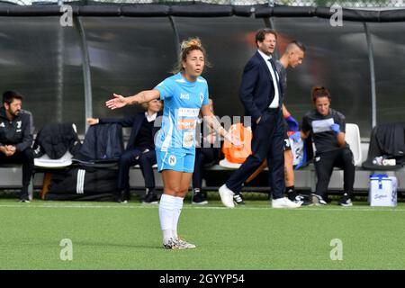 Sara Gonzalez of SSD Napoli women in action during the 2021/2022 Women ...