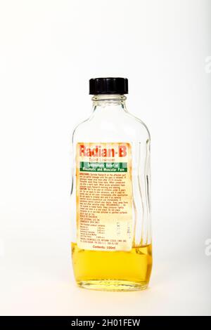 Vintage bottle of Radian B Spirit Liniment for the symtomatic relief of ...