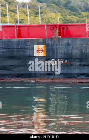 Ship's Hull measuring lines Stock Photo - Alamy