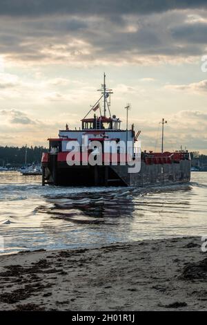 small coaster ship, coastal shipping, small oil tanker, shipping at ...