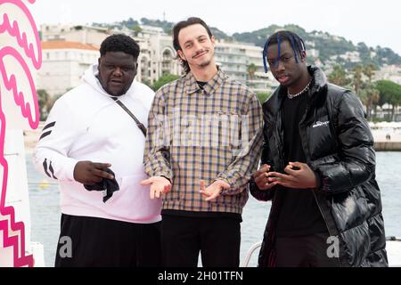 Cannes, France, 9 October 2021, GEEEKO (Rapper), ROMÉO ELVIS (Rapper ...