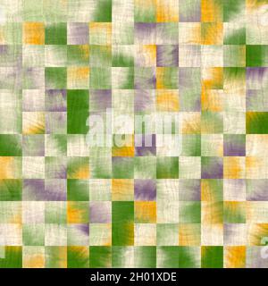 Seamless square tile faux wall mosaic pattern for surface design and ...