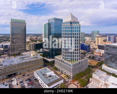One Tampa City center skyscraper building in downtown Tampa FL Stock ...