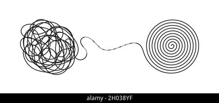 Chaos theory line icon concept. Chaos theory vector linear illustration ...