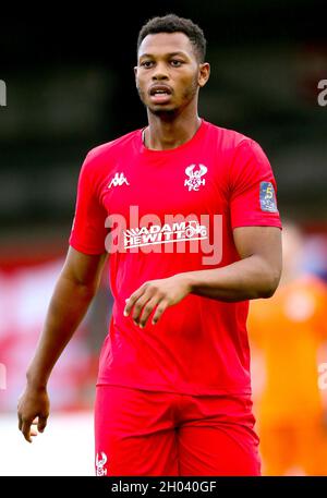 Kidderminster Harriers’ Nyal Bell during the pre-season friendly match ...