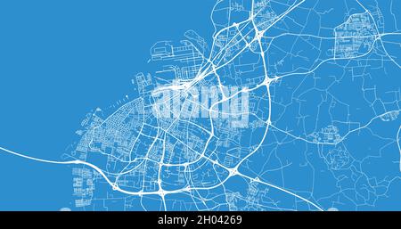 Urban vector city map of Malmo, Sweden, Europe Stock Vector Image & Art ...