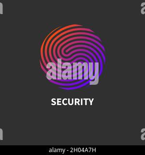 Circuit key fingerprint scanner. Scan biometric fingermark electronic verification and ...