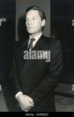 Austrian actor Helmut Berger in the movie Dorian Gray, 1970 Stock Photo ...