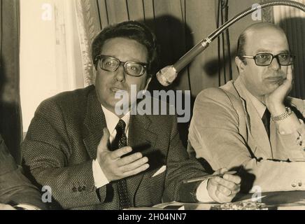 Italian politician and journalist Pino Rauti, 1970s Stock Photo - Alamy