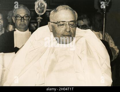 Italian Catholic church Cardinal Ugo Poletti, 1970s Stock Photo - Alamy
