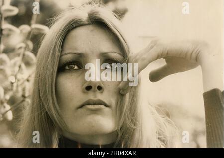 Swedish model and actress Janet Agren, 1970s Stock Photo - Alamy