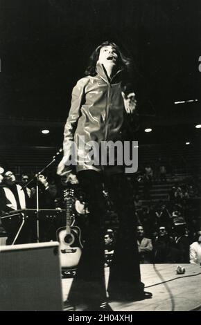 French pop singer Antoine, Italy 1970s Stock Photo - Alamy