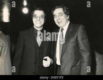 Italian actor, comedian, and TV presenter Pippo Franco, 1970s Stock ...