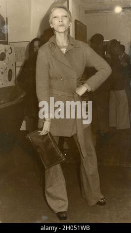Italian film actress Mariangela Melato, 1970s Stock Photo - Alamy