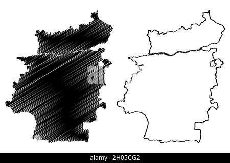 Khargone district (Madhya Pradesh State, Indore division, Republic of ...