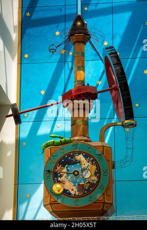 The Wishing Fish Clock designed by Kit Williams as the centrepiece for ...