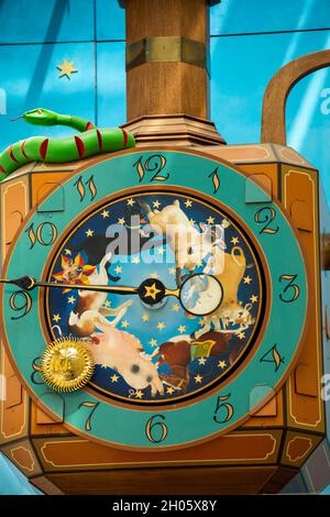 The Wishing Fish Clock designed by Kit Williams as the centrepiece for ...