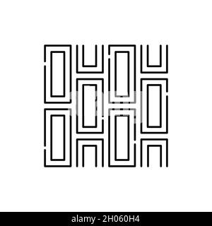 Sidewalk tile olor line icon. Road construction. Pictogram for web page ...