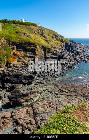 Polpeor Cove at Lizard Point in Cornwall England UK Stock Photo - Alamy