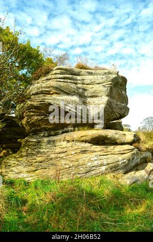 Bingham rocks, Harrogate, North Yorkshire; England; UK, Europe ...