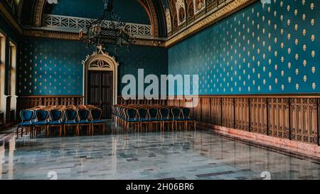IASI, ROMANIA - Sep 02, 2021: The items displayed in Moldova History ...
