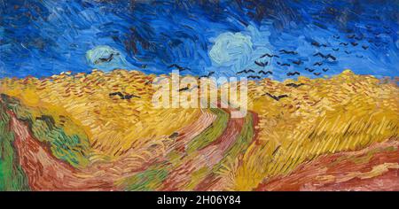 Vincent van Gogh, Wheatfield with Crows 1890 Oil on canvas, Van Gogh ...