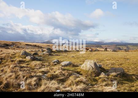 The Cockpit stone circle between Askham Fell and Barton Fell, in the ...