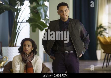 SLASHER, from left: Rachel Crawford, Breton Lalama, Sabrina Grdevich ...