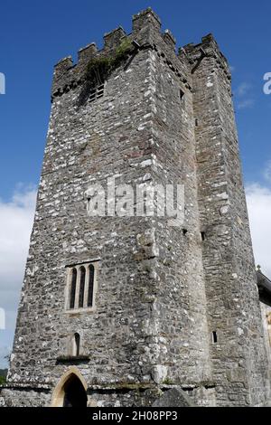The Parish Church of St Rhidian and St Illtyd in Llanrhidian on the ...
