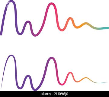 sound wave music logo vector template Stock Vector Image & Art - Alamy