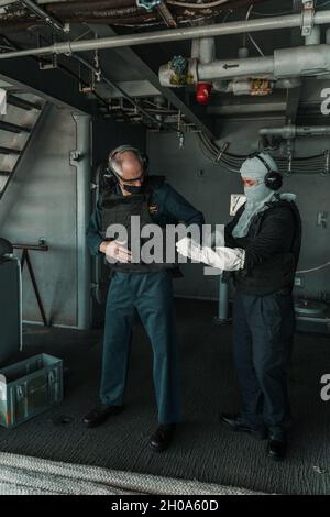PACIFIC OCEAN (Jan. 5, 2012) Rear Adm. Doug Verissimo, commander ...