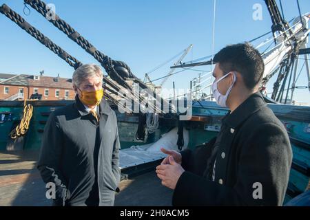 BOSTON (January 8, 2020) Secretary of the Navy Kenneth J. Braithwaite ...
