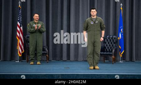 Col. Matthew McDaniel, 2nd Operations Group commander, and Lt. Col ...