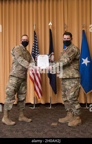 Col. Christopher Batterton, 192nd Operations Group commander, passes ...