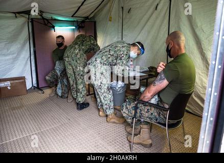 Brig. Gen. Kyle Ellison (left), commanding general, Marine Corps ...