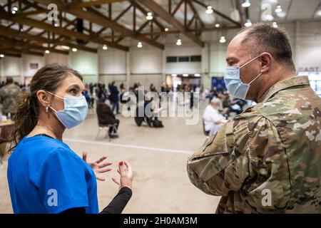 Maj. Gen. Michael Stencel, Adjutant General, Oregon, meets Soldiers ...