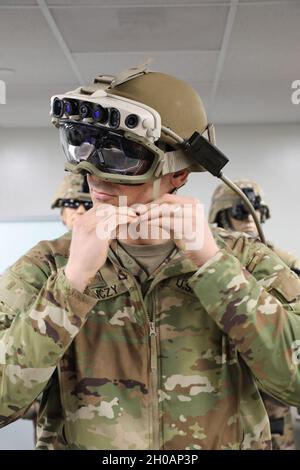 Soldier dons the Integrated Visual Augmentation System Capability Set 3 ...