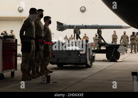 The team representing the 67th Aircraft Maintenance Unit, prepares for ...