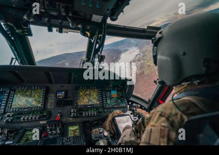 Capt. Irène Mallet, a UH-60 pilot assigned to the 12th Combat Aviation ...