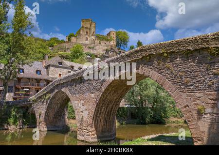 France, Aveyron, Belcastel, labeled the Most Beautiful Villages of ...