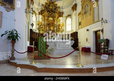 Church of St. Augustine, Offida village, Marche, Italy, Europe Stock ...