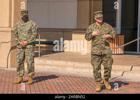 Lt. Col. Reyes Rivas, the training and readiness officer for Marine ...