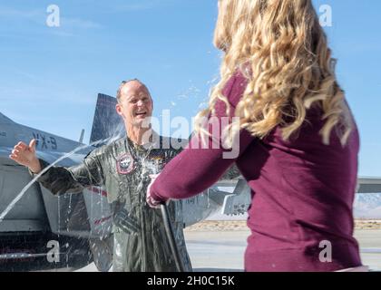 Capt. William McCombs, the outgoing Commanding Officer of Air Test ...