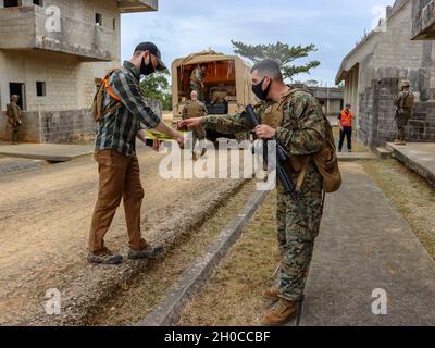 Ambassador of Japan, amphibious assault ship USS Bonhomme Richard (LHD ...