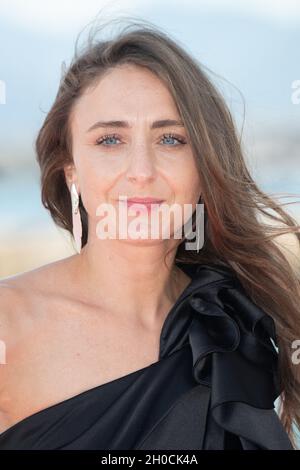 France. Cannes, October 12, 2021, Kristin Grue attends the Countrymen ...