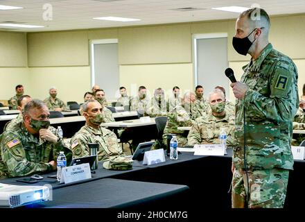 First Army Division West Commander Maj. Gen. Charles A. Anderson speaks ...