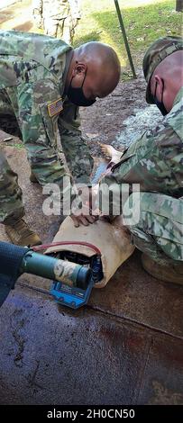 A train carrying wounded soldiers on their way to a field hospital ...